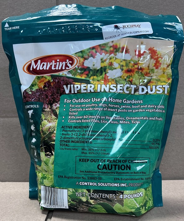 VIPER PERMETHRIN DUST 4 LB | BUGSPRAY.COM